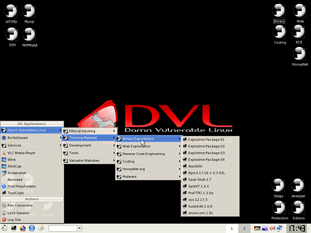 Damn Vulnerable Linux (DVL): 1.5 (Infectious Disease) ~ VulnHub Damn Vulnerable Linux (DVL): 1.5 (Infectious Disease) ~ VulnHub