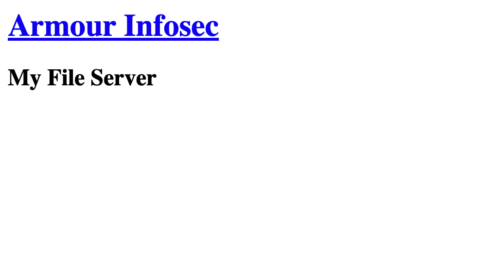 My Web Server 1 ~ Vulnhub
