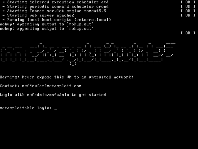 Metasploitable: 2 ~ VulnHub Metasploitable: 2 ~ VulnHub