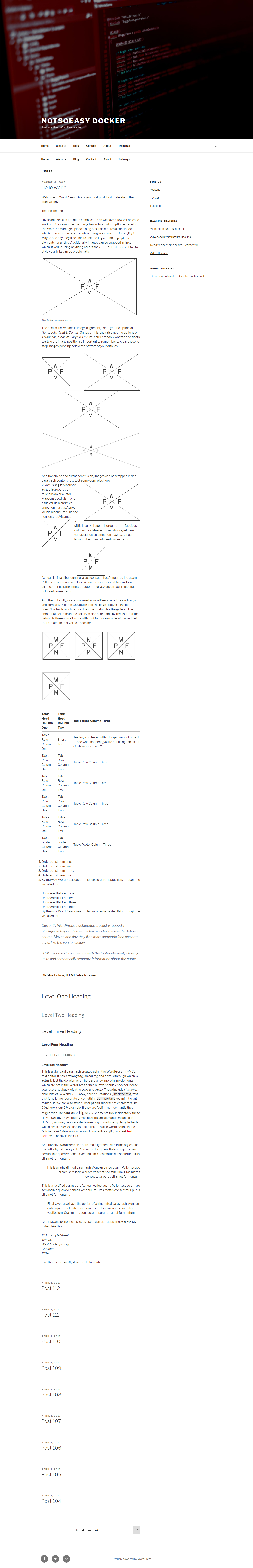 Vulnerable Docker 1 ~ Vulnhub
